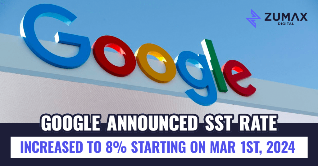 Malaysian Internet Users: Google Announced Increase SST To 8%